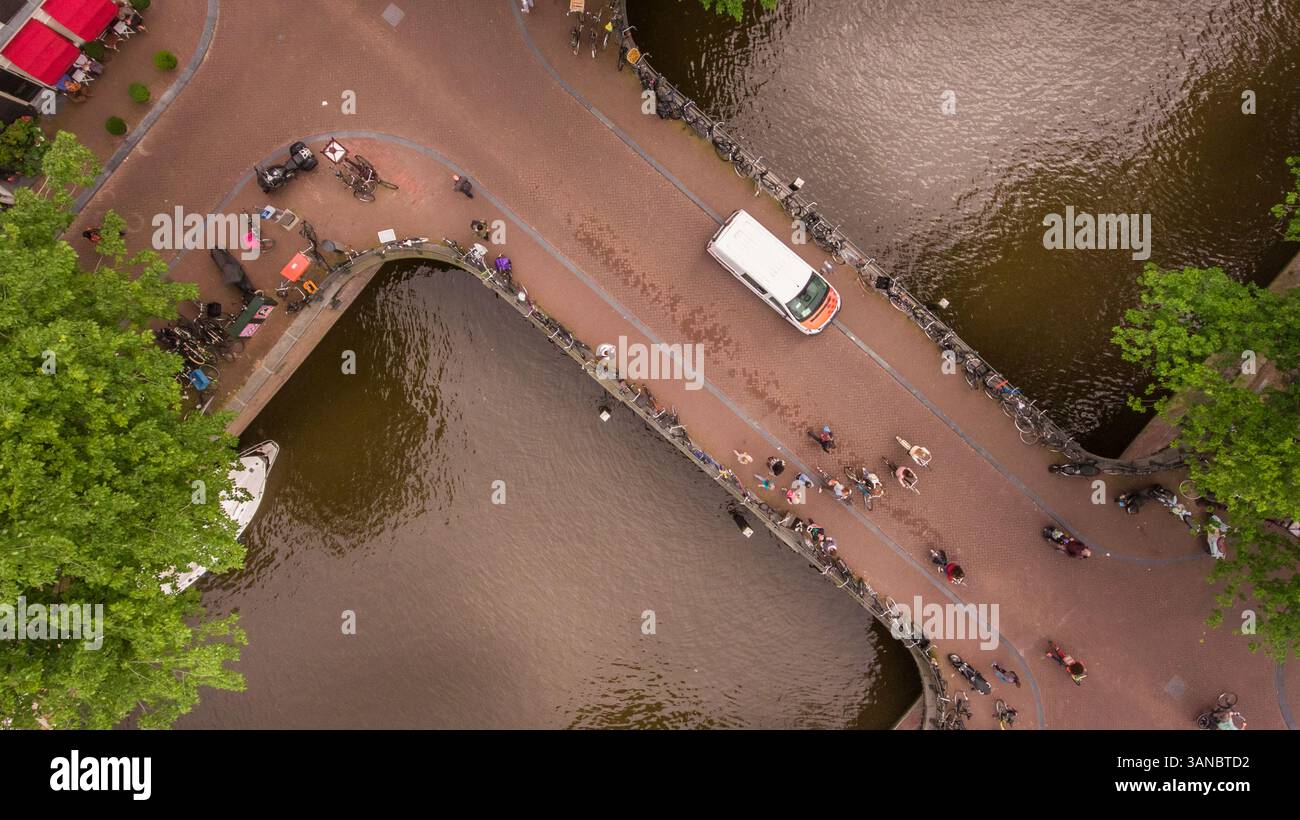 Cycling amsterdam aerial hi-res stock photography and images - Alamy