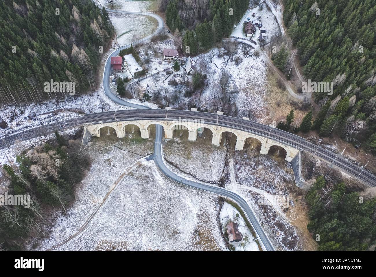Semmering railway snow hi-res stock photography and images - Alamy