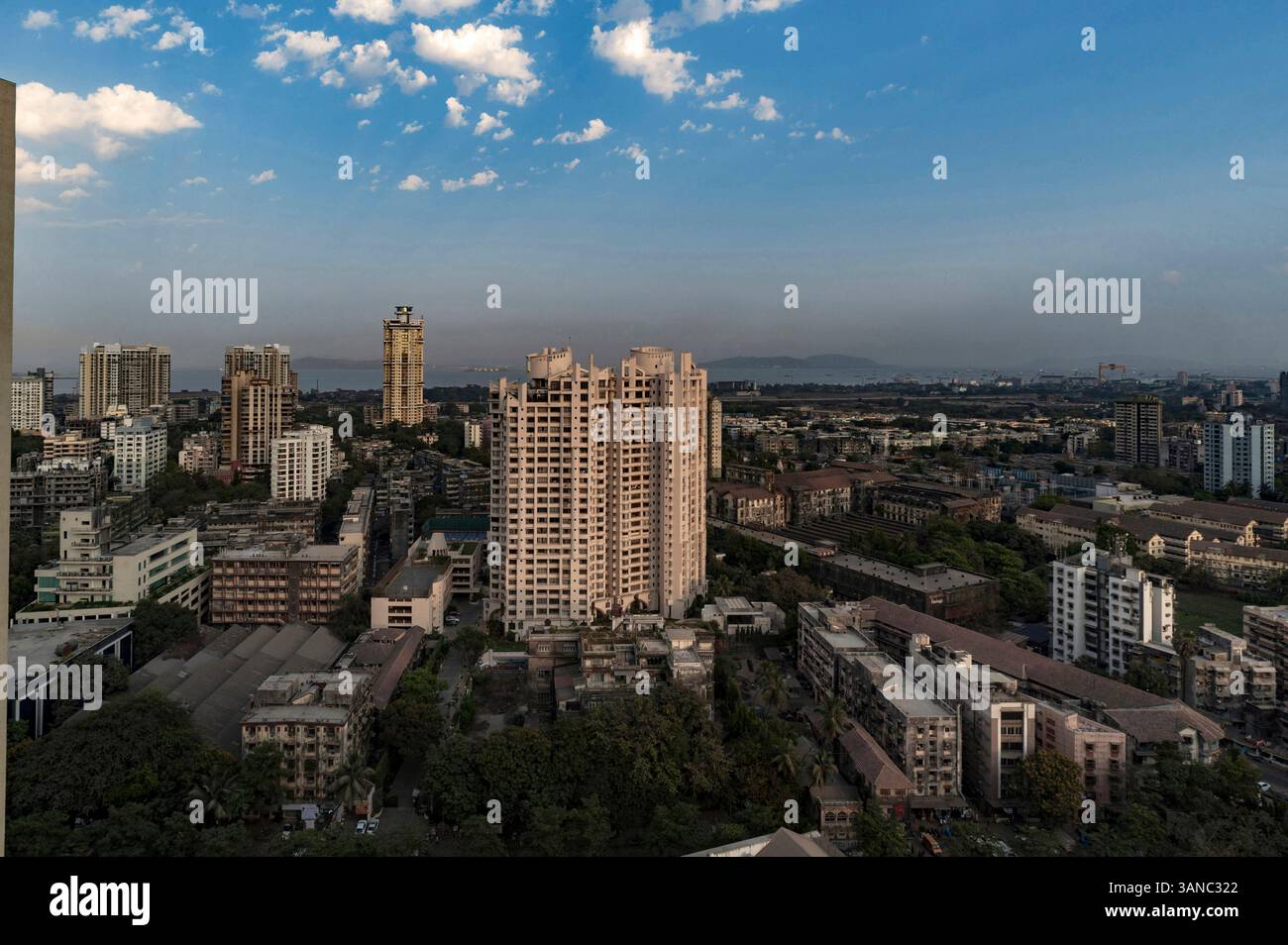 Aerial view of Building, parel, mumbai, maharashtra, india, asia Stock ...