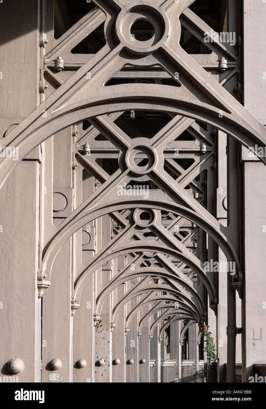 Newcastle, UK - Apr 11, 2025 - Perspective of Structural steel design ...