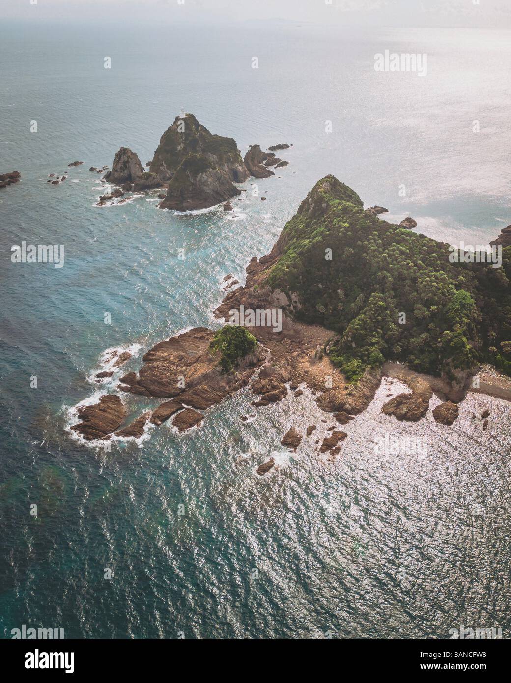 Aerial shot of Cape Sata, southernmost point of Japan, Kagoshima ...