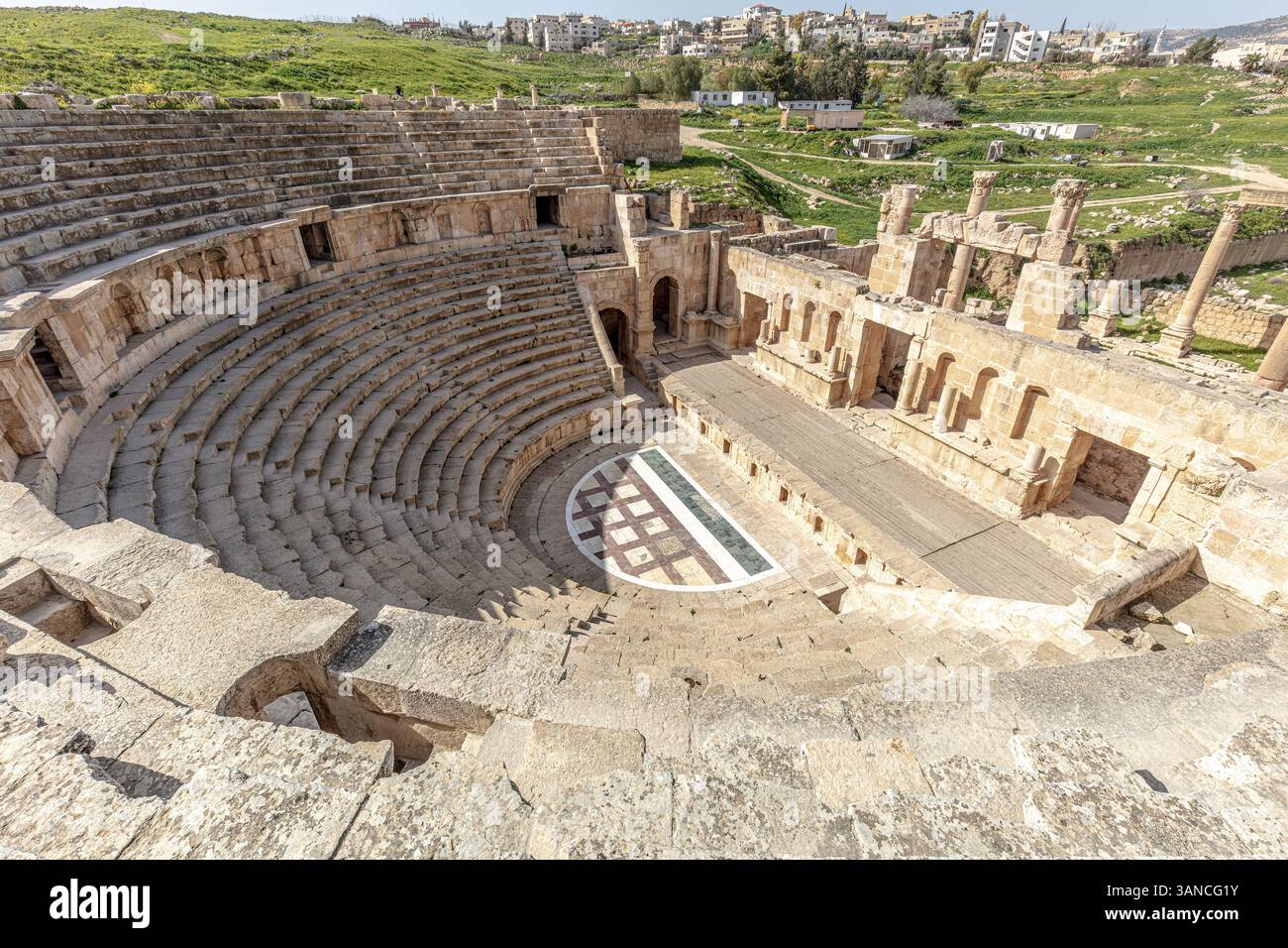 Seating area in roman theatre hi-res stock photography and images - Alamy