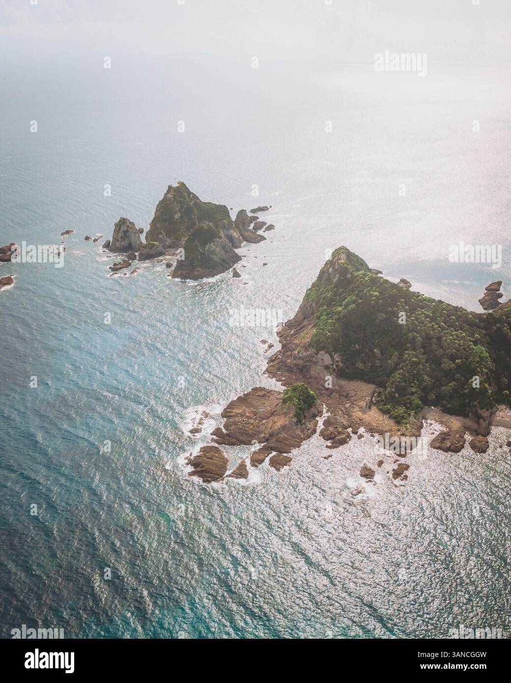 Aerial shot of Cape Sata, southernmost point of Japan, Kagoshima ...