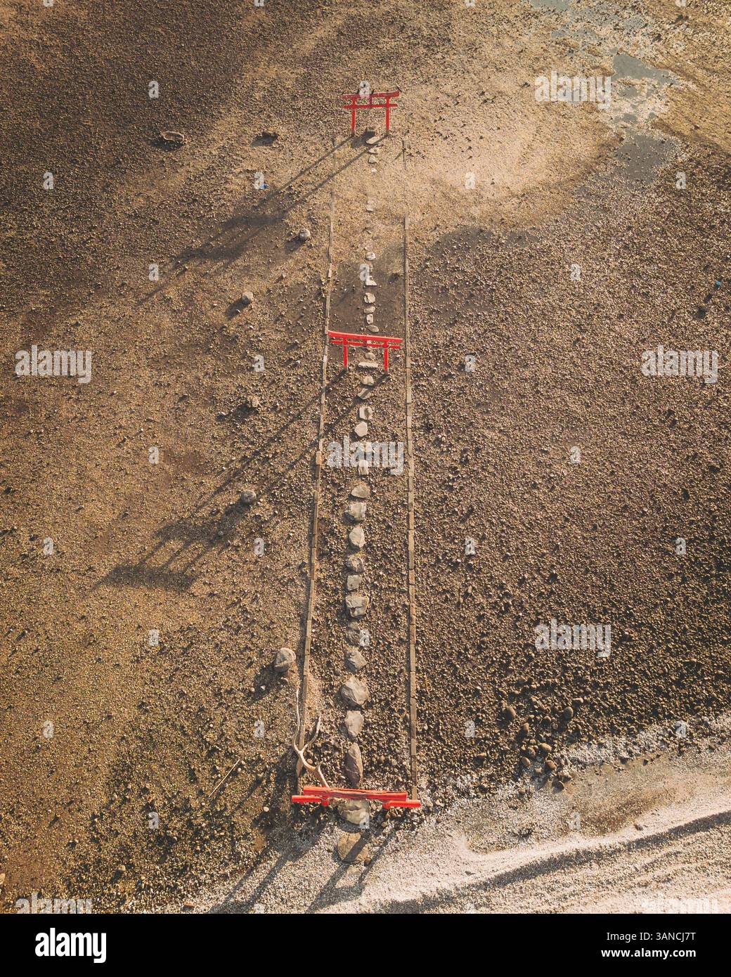 Aerial shot torii gates hi-res stock photography and images - Alamy