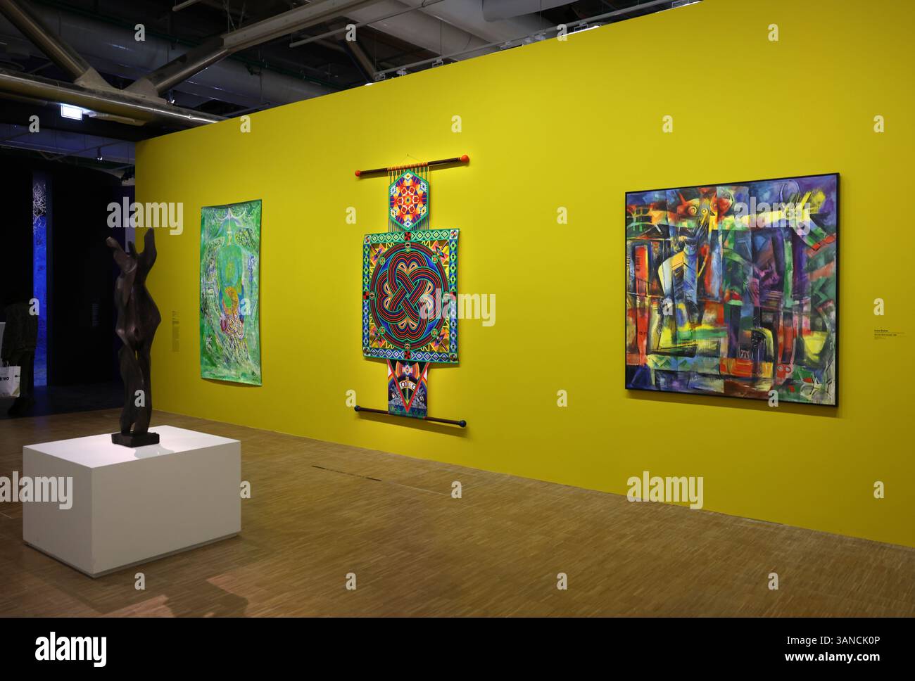 Paris, France - March 19, 2025: Exhibition Paris Noir at The Center ...