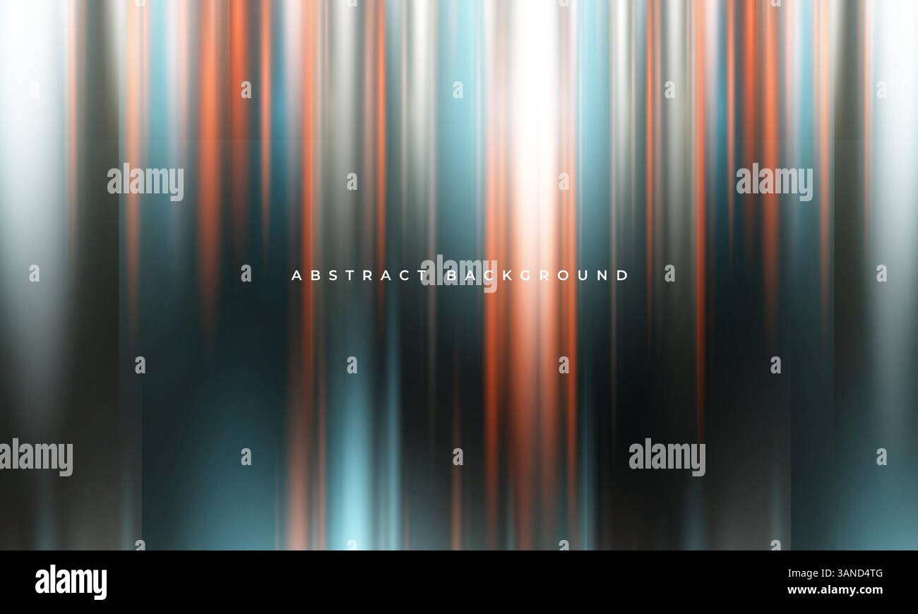 Modern abstract background with grey, orange and blue stripes. Vector ...