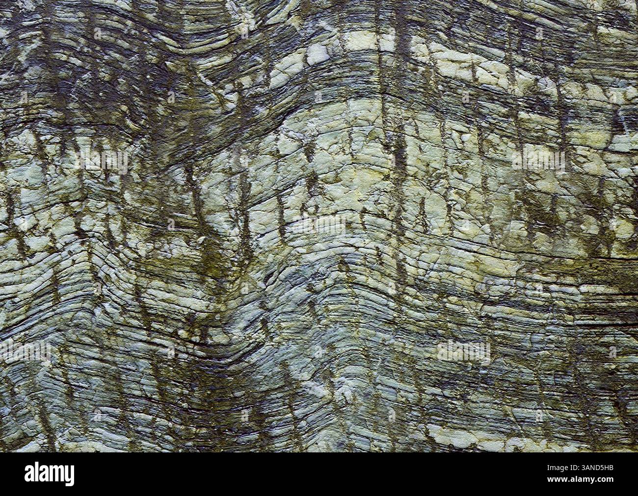 Folded rock layers showing stunning patterns and textures Stock Photo ...