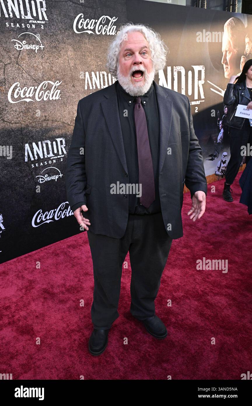 John Finklea bei der Premiere der 2. Staffel der Disney Serie Andor im ...