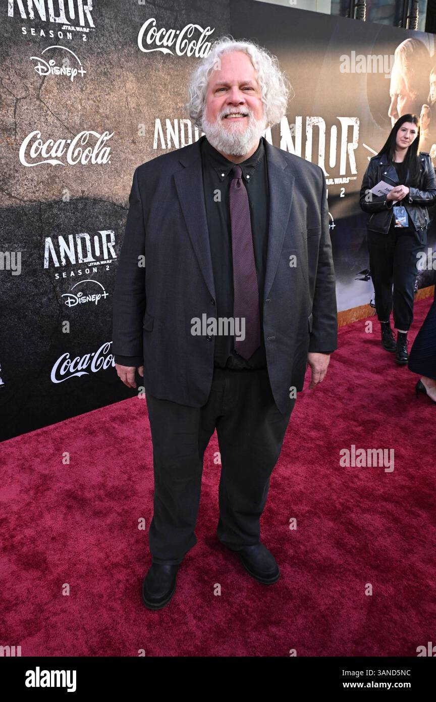 John Finklea bei der Premiere der 2. Staffel der Disney Serie Andor im ...