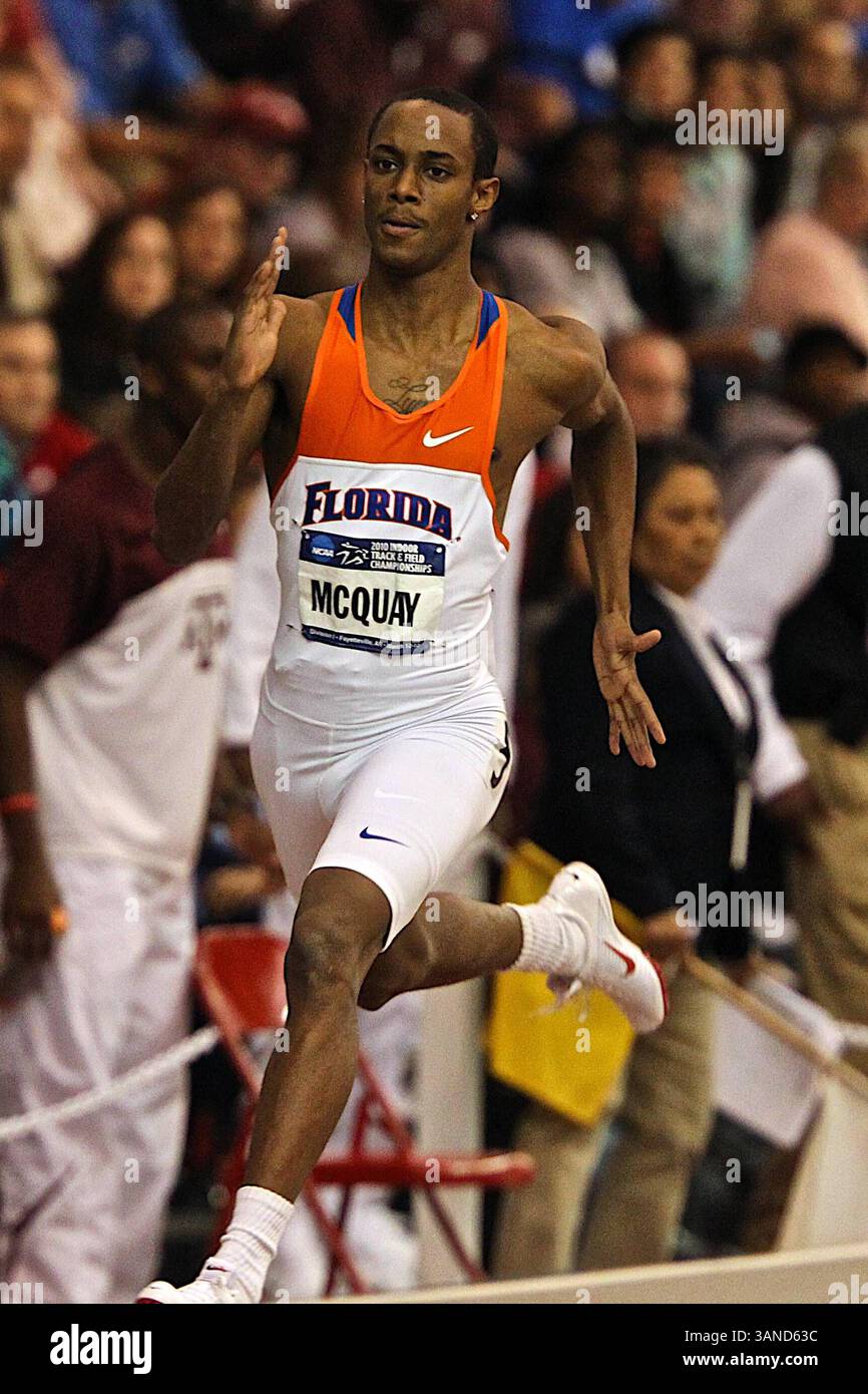 March 13, 2010: Tony McQuay of Florida ran a 45.74 to finish in third ...