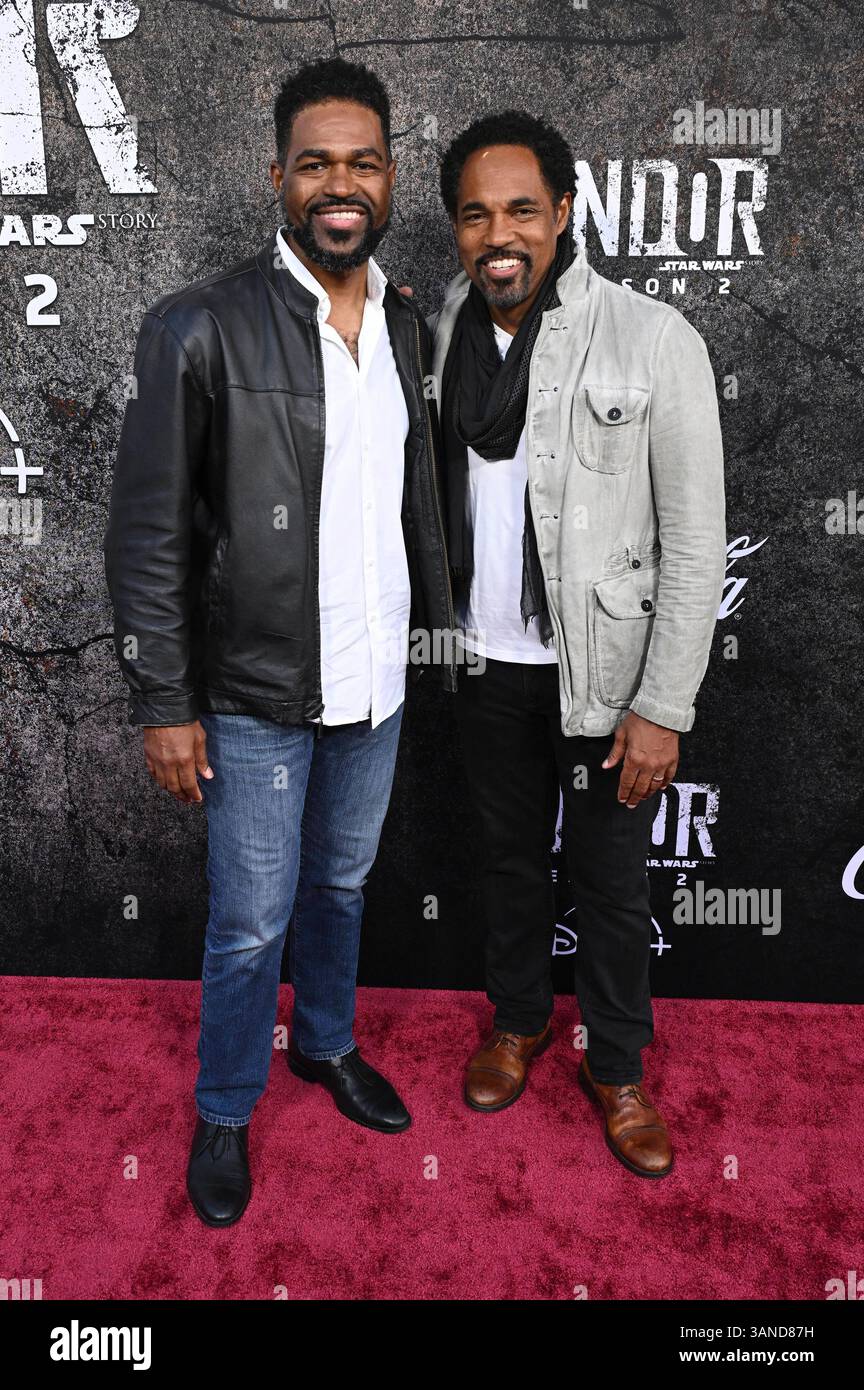 Jarvis W. George und Jason George bei der Premiere der 2. Staffel der ...