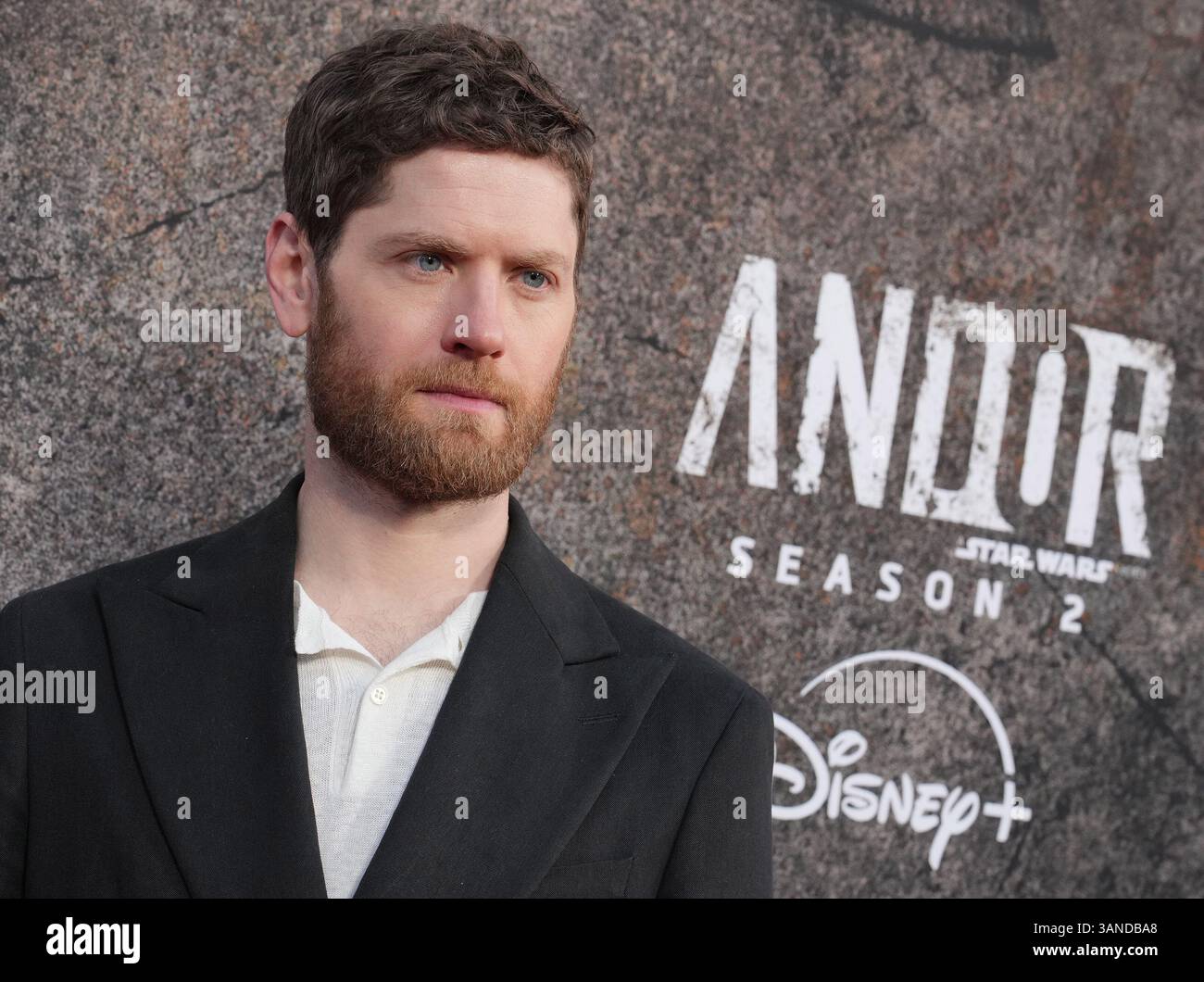 Los Angeles, USA. 14th Apr, 2025. Kyle Soller arrives at the Lucasfilm ...