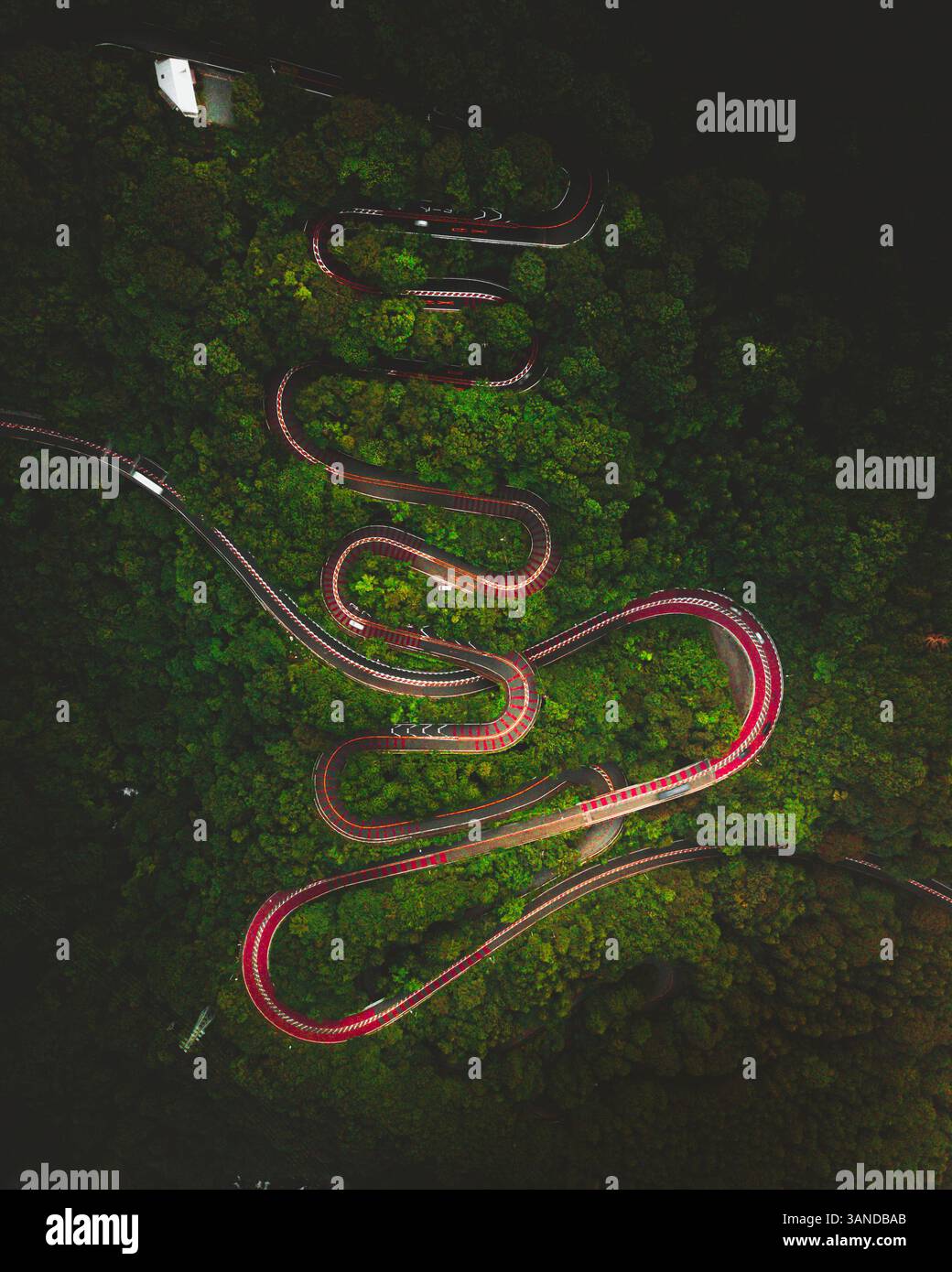 Aerial view of a Japanese road near Hakone, Japan Stock Photo - Alamy