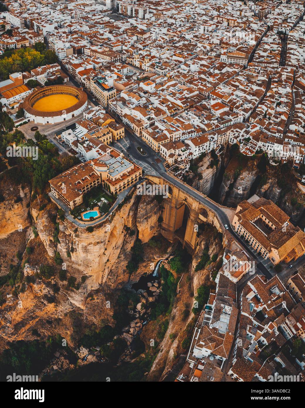 Aerial View of the city of Ronda, in Andalucia, Spain Stock Photo - Alamy