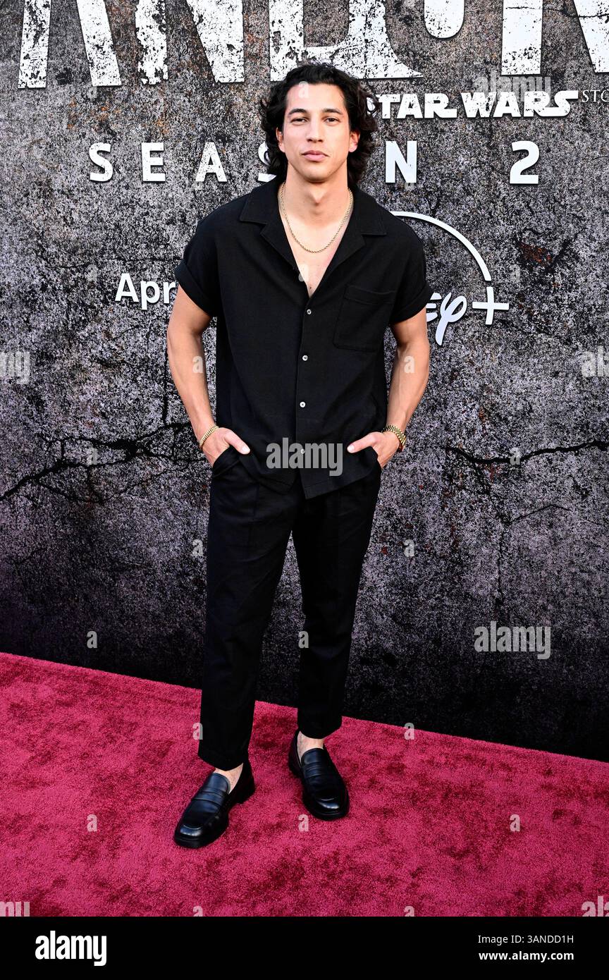 Benjamin Norris bei der Premiere der 2. Staffel der Disney+ Serie ...