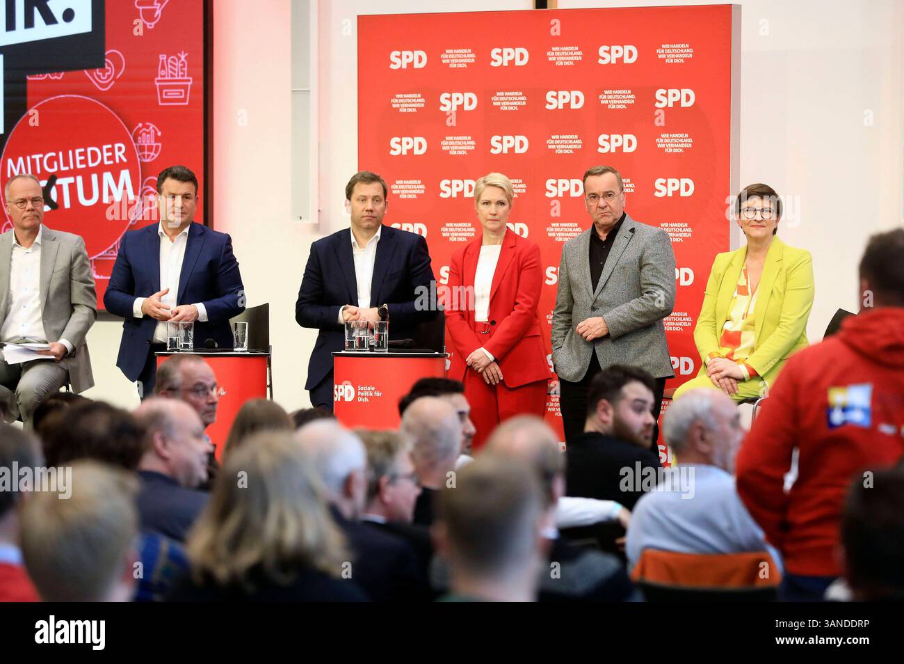 Matthias Miersch, Hubertus Heil, Lars Klingbeil, Manuela Schwesig ...