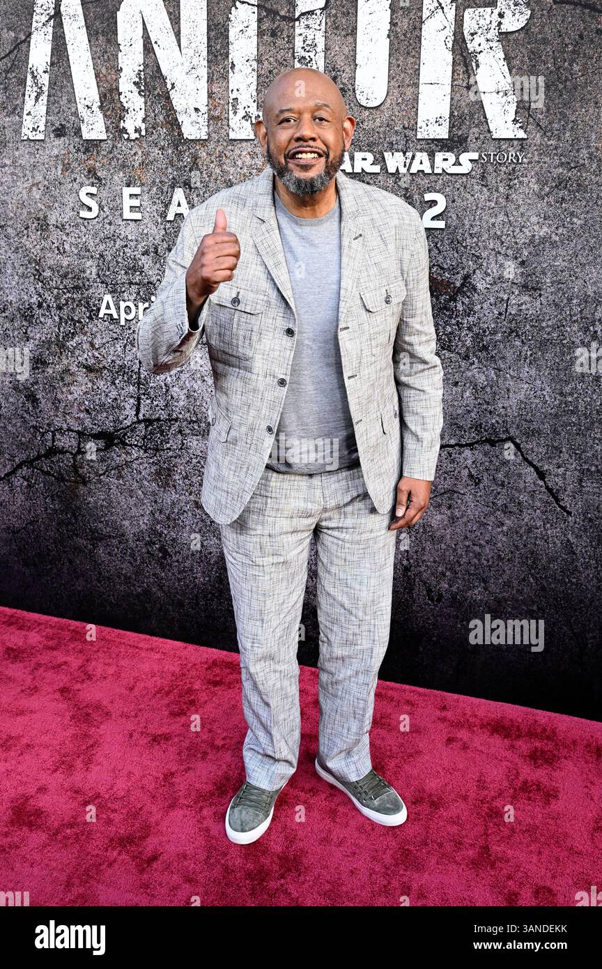 Forest Whitaker bei der Premiere der 2. Staffel der Disney+ Serie ...
