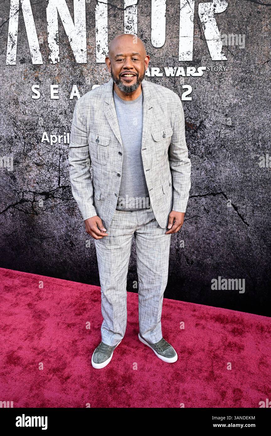 Forest Whitaker bei der Premiere der 2. Staffel der Disney+ Serie ...
