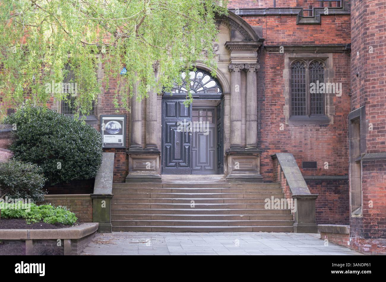 Newcastle, UK - Apr 14, 2025 - Entrance of The Hatton Gallery is on ...