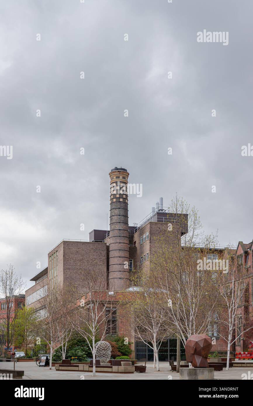 Newcastle, UK - Apr 14, 2025 - Architecture exterior view of The Boiler ...