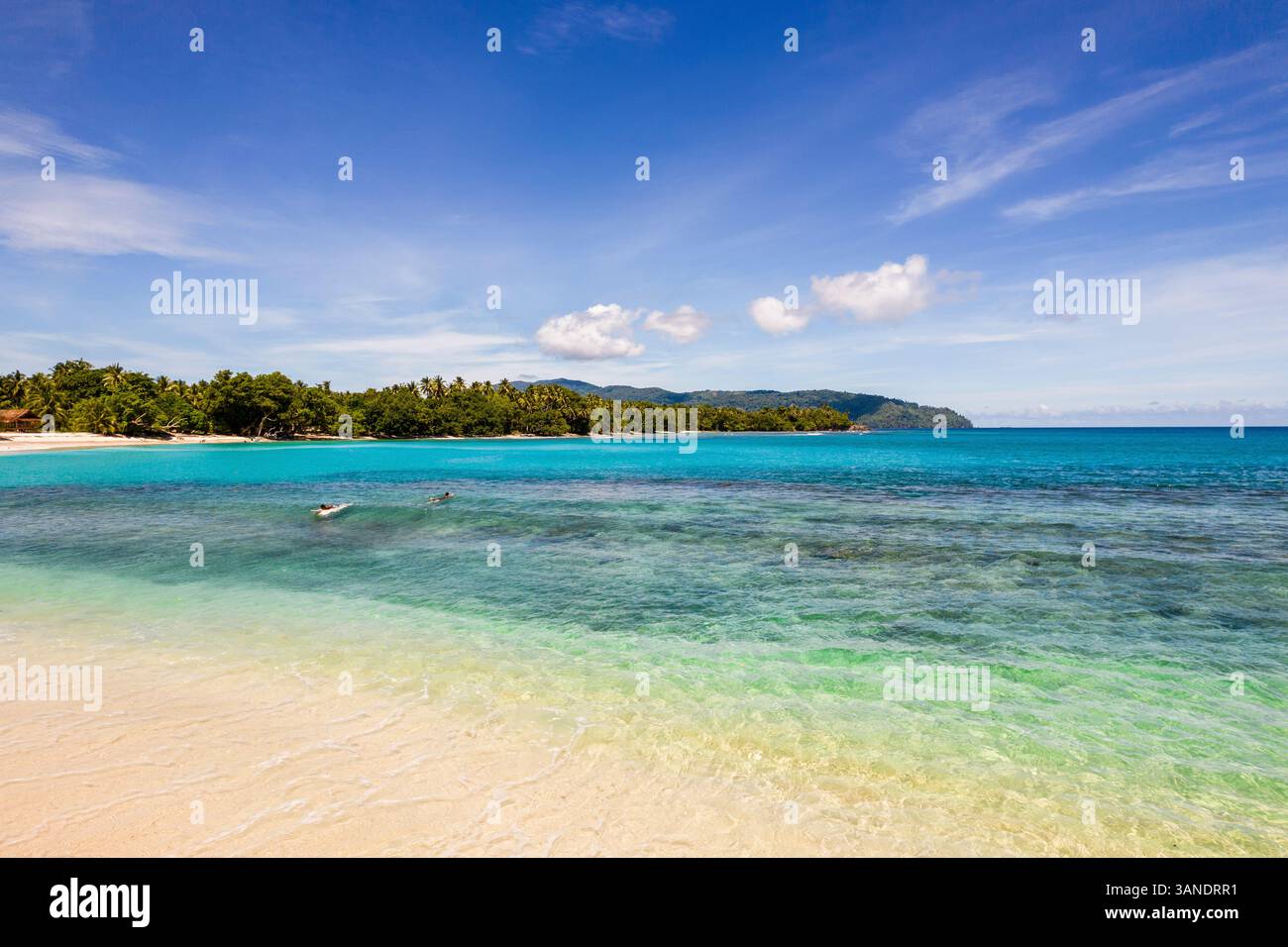 Aerial Drone View of Beach of Musho Island, Wewak East Sepik Province ...