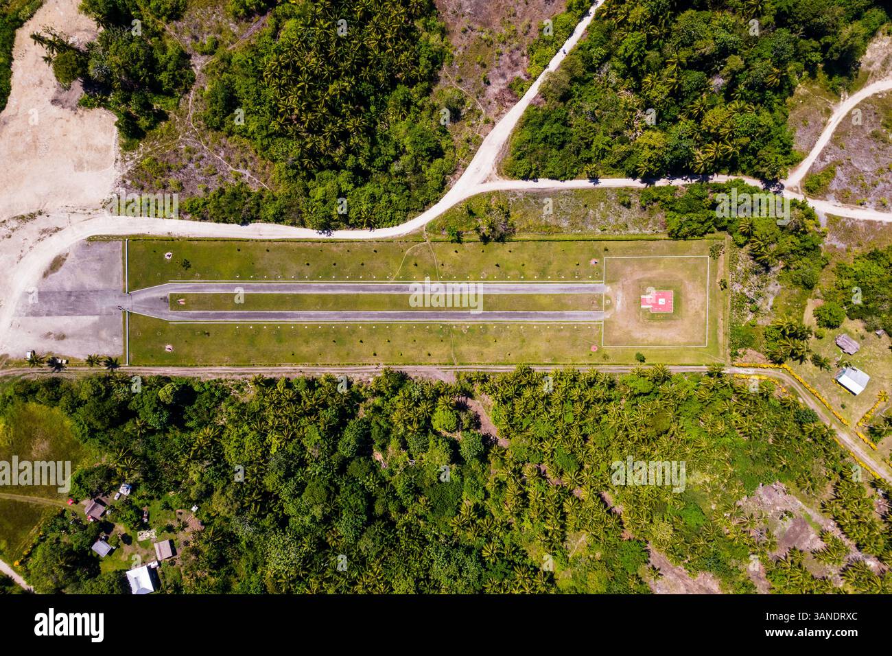 Aerial Drone View of Cape Wom International Memorial Park, Wewak, East ...