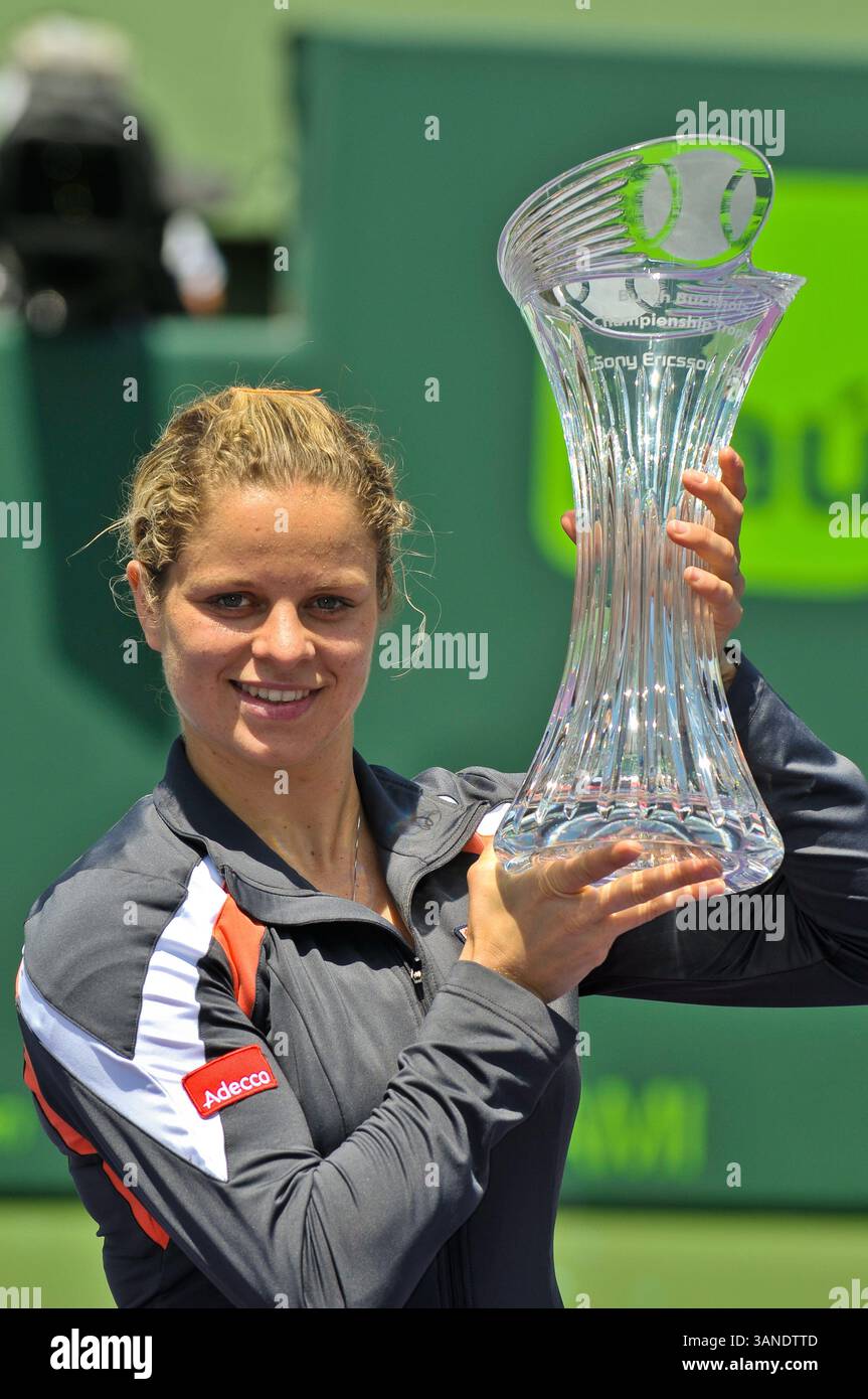 April 3,2010 Kim Clijesters (BEL) 6-2, 6-1 defeates Venus Willaims (USA ...