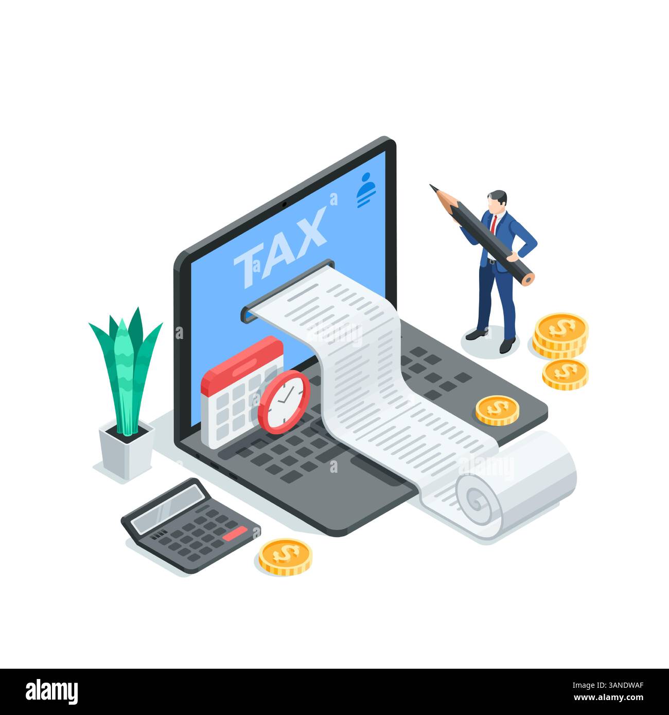 Man paying bill in Stock Vector Images - Alamy