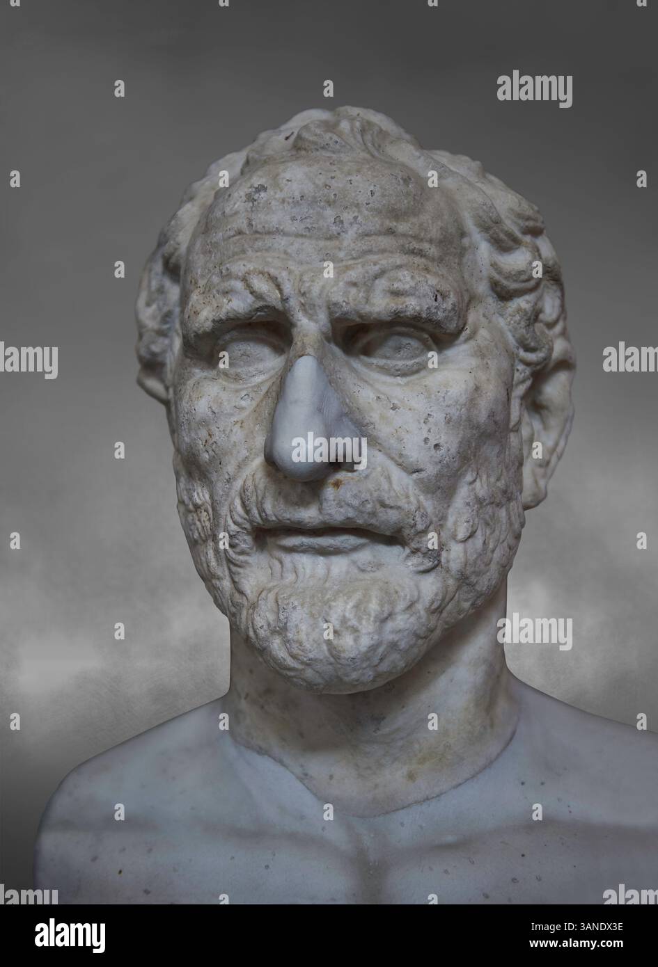 Roman portrait bust of demosthenes hi-res stock photography and images ...