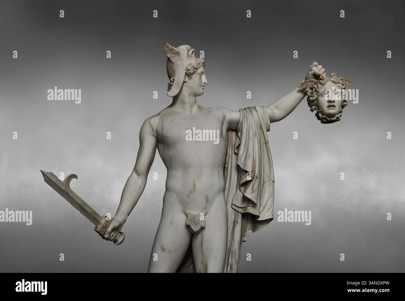 Antonio canova persius statue hi-res stock photography and images - Alamy