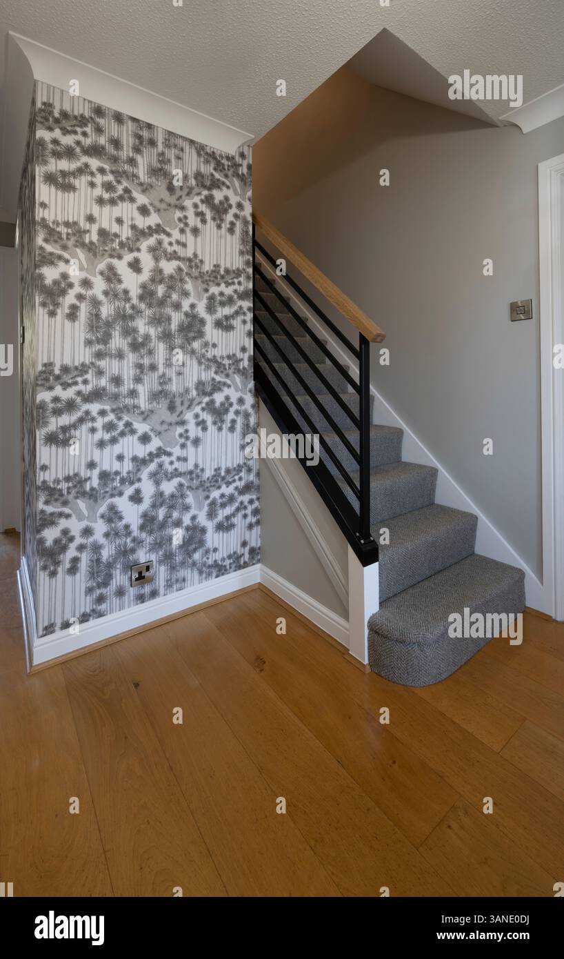 Home renovation project to remove wooden staircase and replace with ...