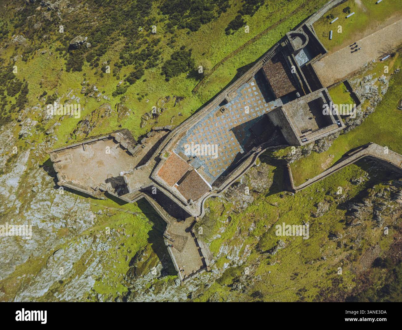 Aerial view beautiful historic castle hi-res stock photography and ...