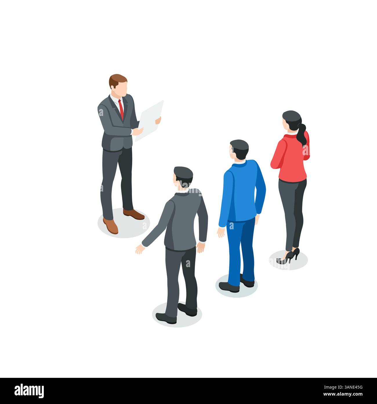 Two businesswoman working together documents Stock Vector Images - Alamy