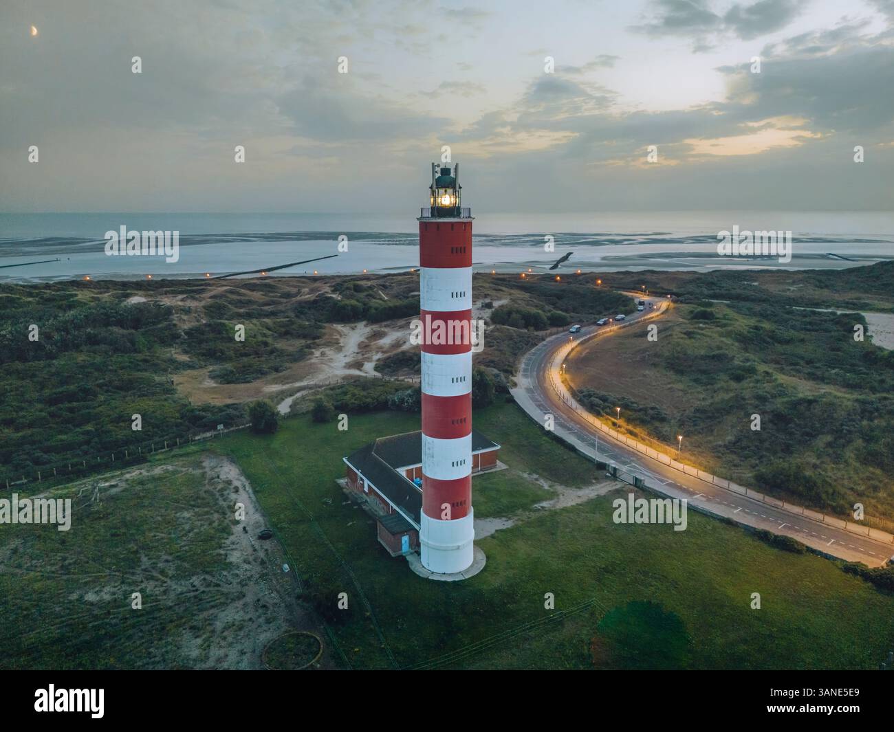 Aerial view of Berck Sur Mer Lighthouse, France Stock Photo - Alamy
