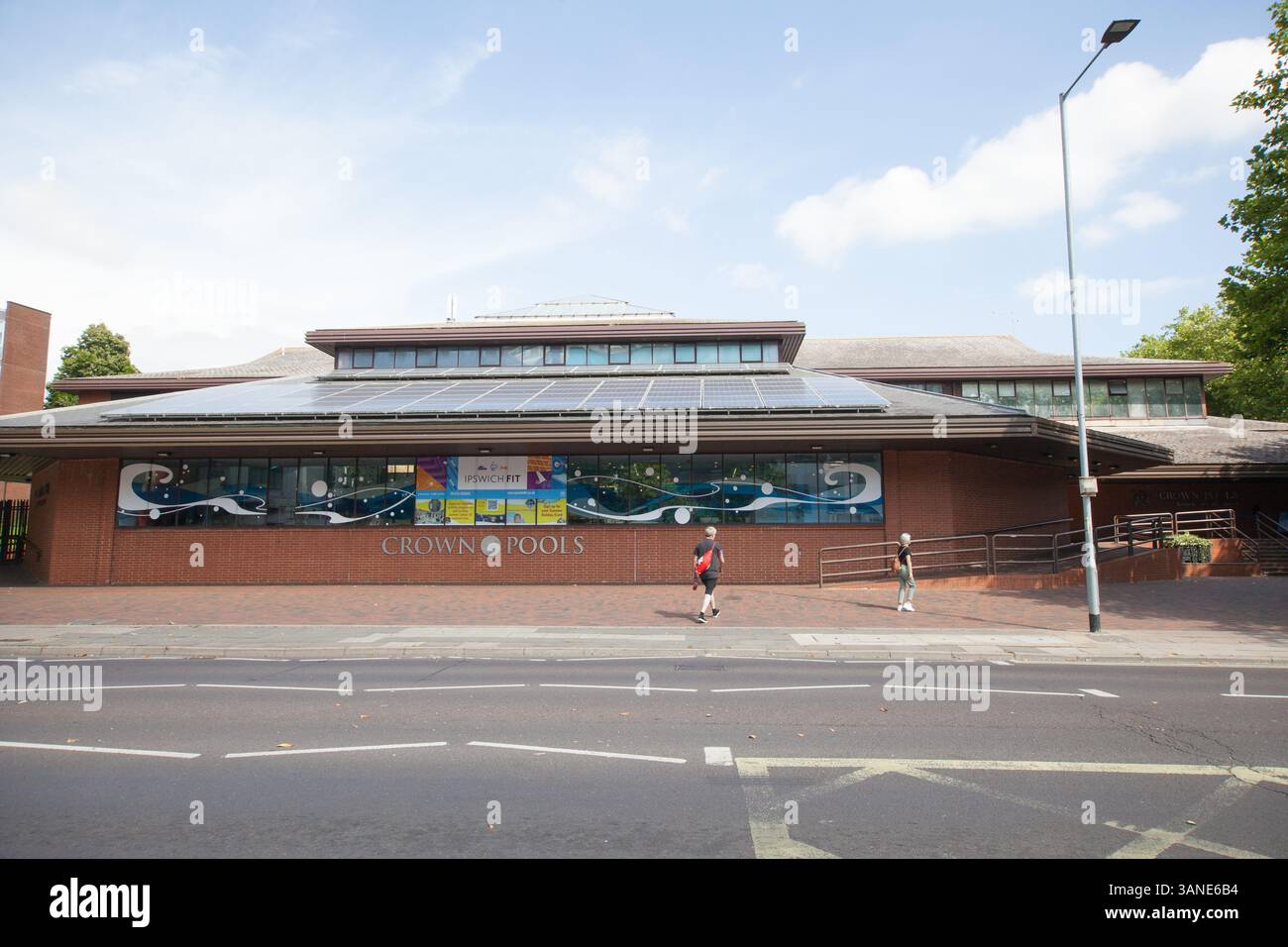 Crown Pools public swimming pool in Ipswich, Suffolk in the United ...
