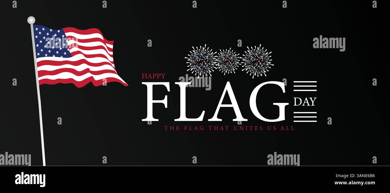 American flag waving on Stock Vector Images - Alamy