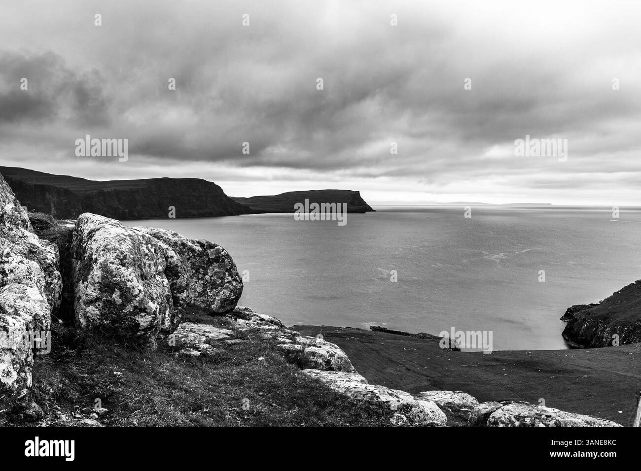 Moody landscape cloudy skies Black and White Stock Photos & Images - Alamy