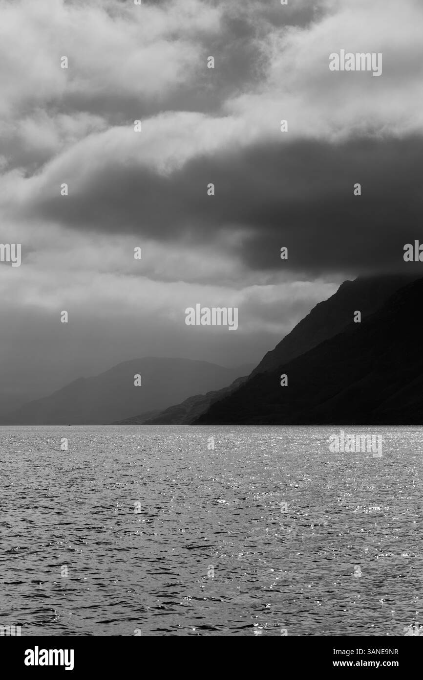 Moody dramatic landscape view Black and White Stock Photos & Images - Alamy