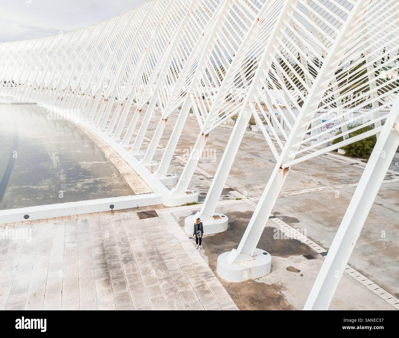 Olympic stadium athens aerial hi-res stock photography and images - Alamy
