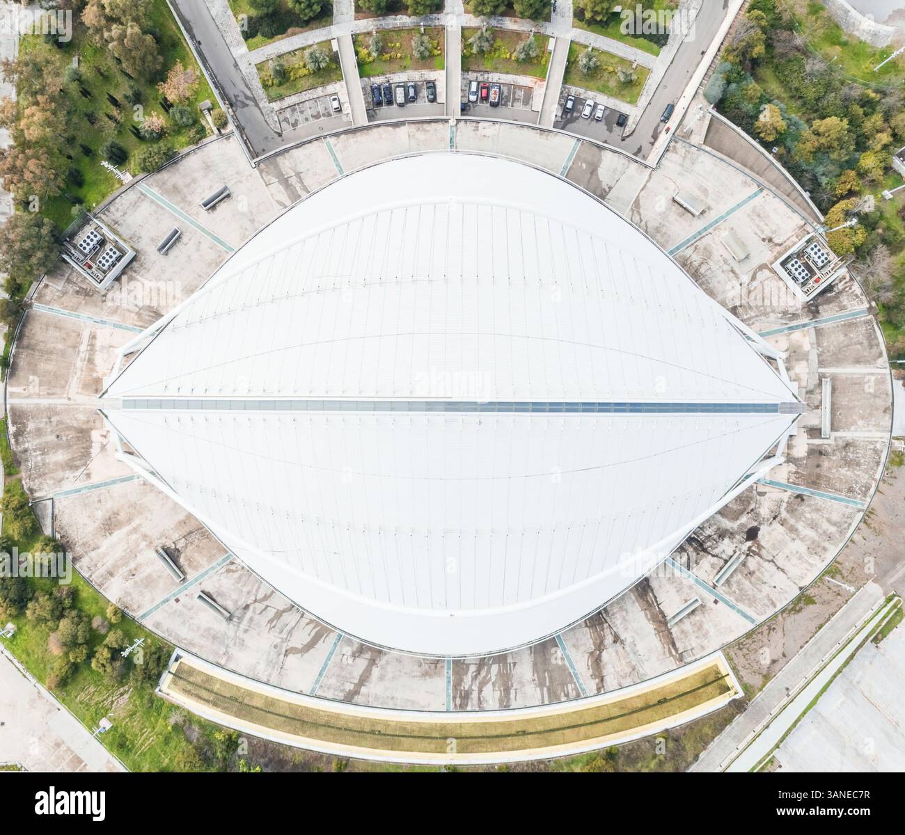 Aerial view of the Olympic Velodrome stadium in Athens, Greece Stock ...