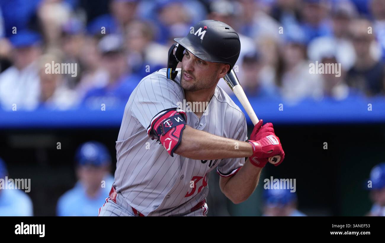 Minnesota Twins Matt Wallner Bats During The Fifth Inning Of A