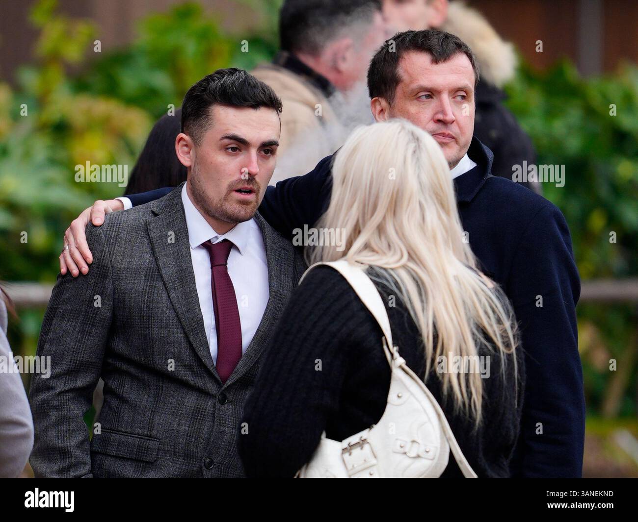 Ryan Hampson arriving at Liverpool Crown Court for the sentencing of ...