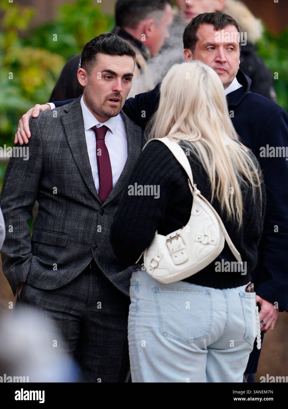 Ryan Hampson arriving at Liverpool Crown Court for the sentencing of ...