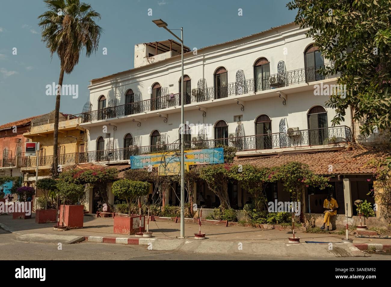 Historical architecture in St. Louis town, Unesco heritage site ...