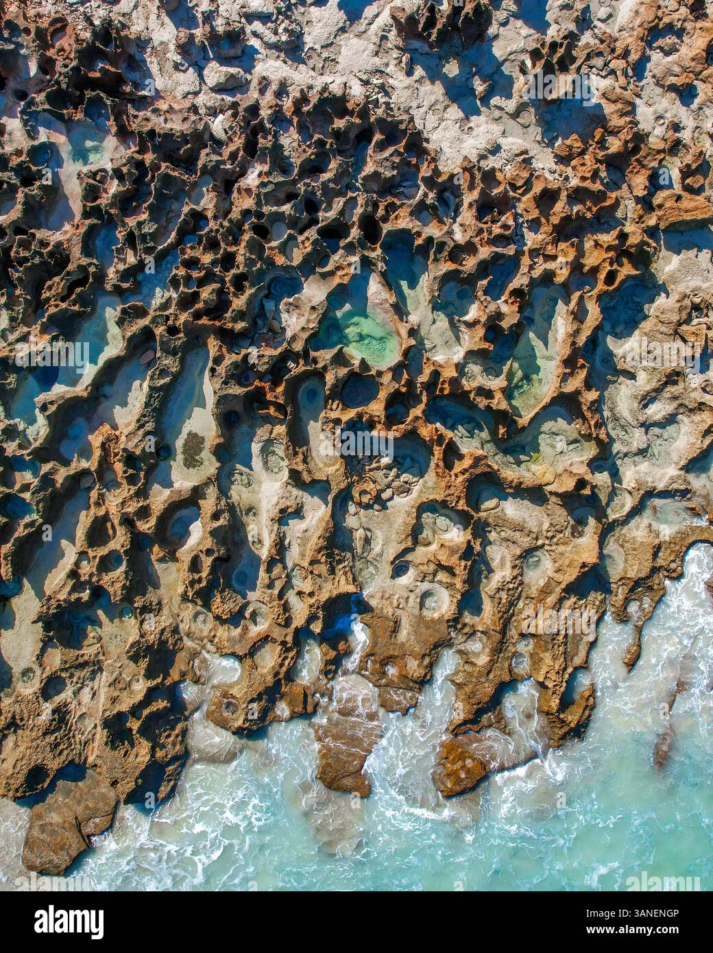 Aerial view tide pools clear hi-res stock photography and images - Alamy