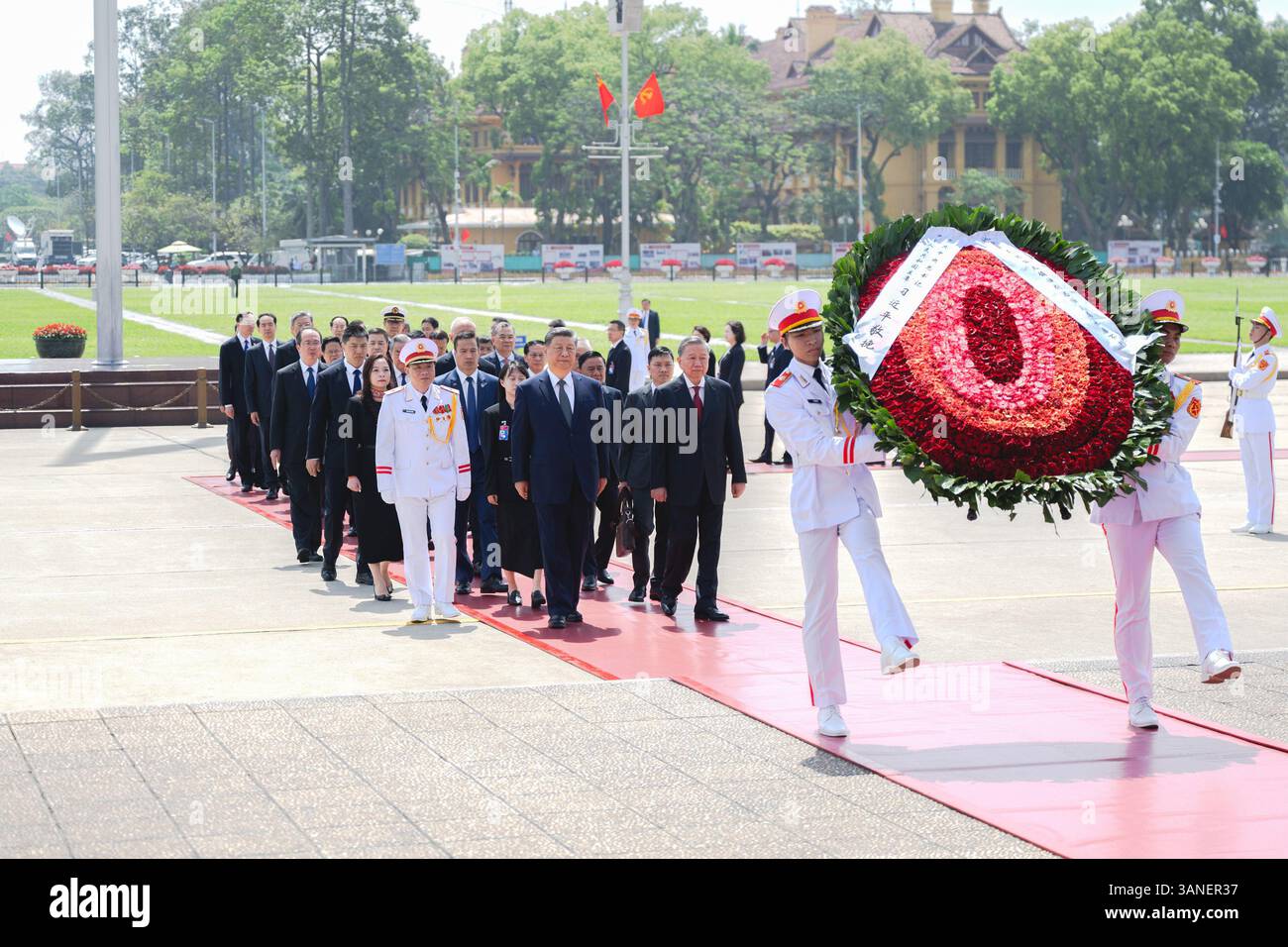 Hanoi, Vietnam. 15th Apr, 2025. General Secretary of the Communist ...