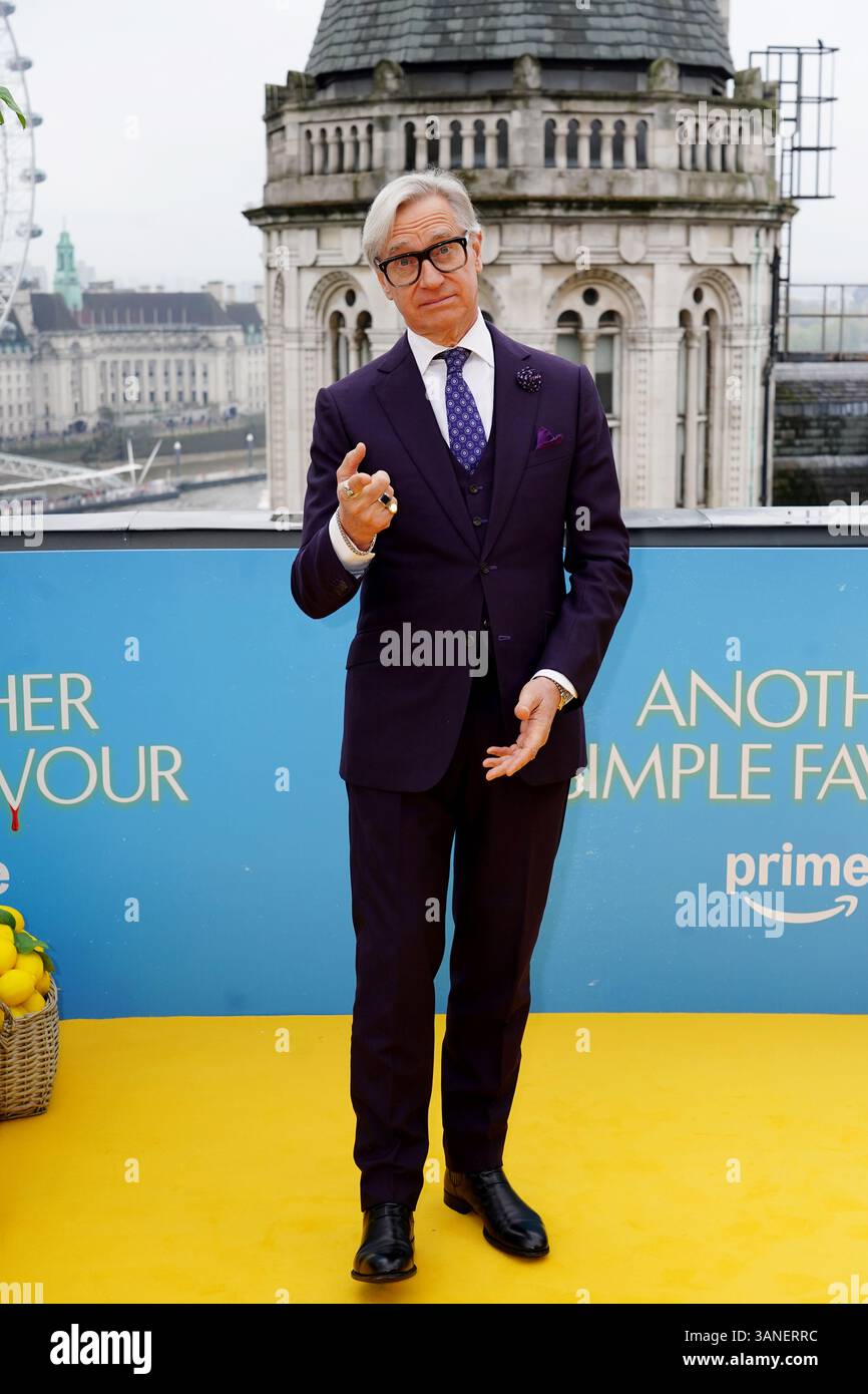 Director, Paul Feig, at a photocall for Another Simple Favour at the ...