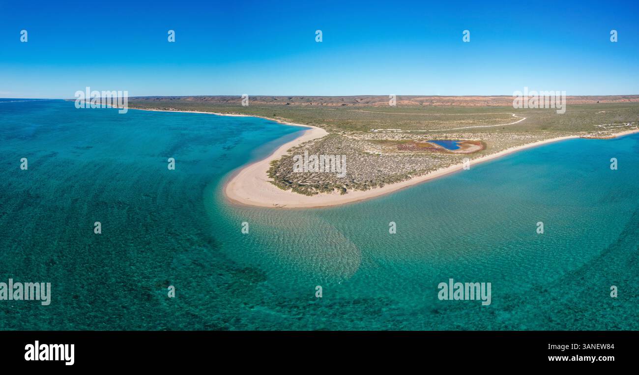 Aerial view of beautiful Osprey Sanctuary Zone with stunning coastline ...