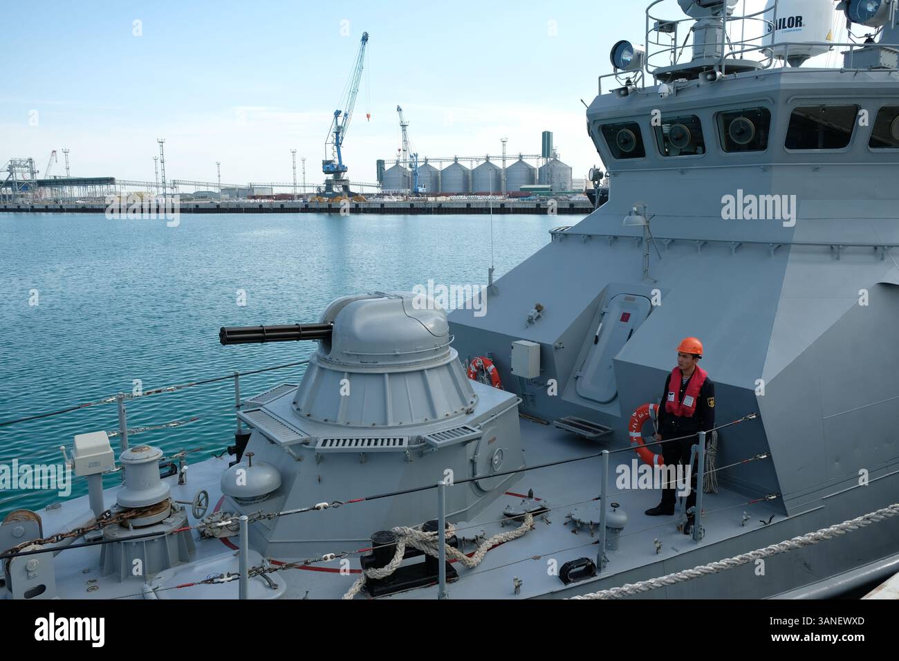 Ships of the Navy. Preparation for military exercises Stock Photo - Alamy