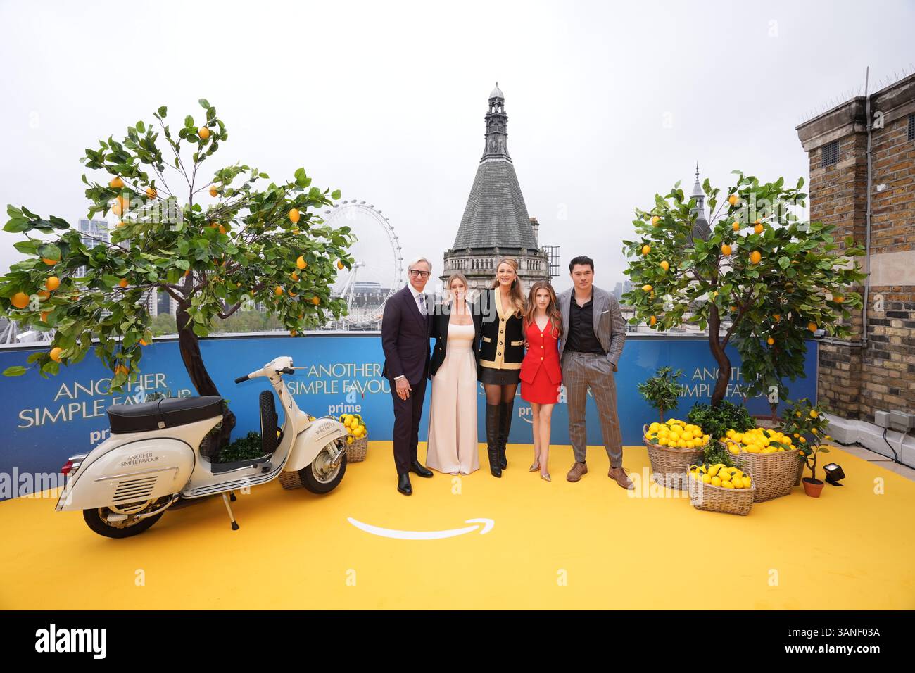 (left to right) Director, Paul Feig, Producer, Laura Fischer, Blake ...